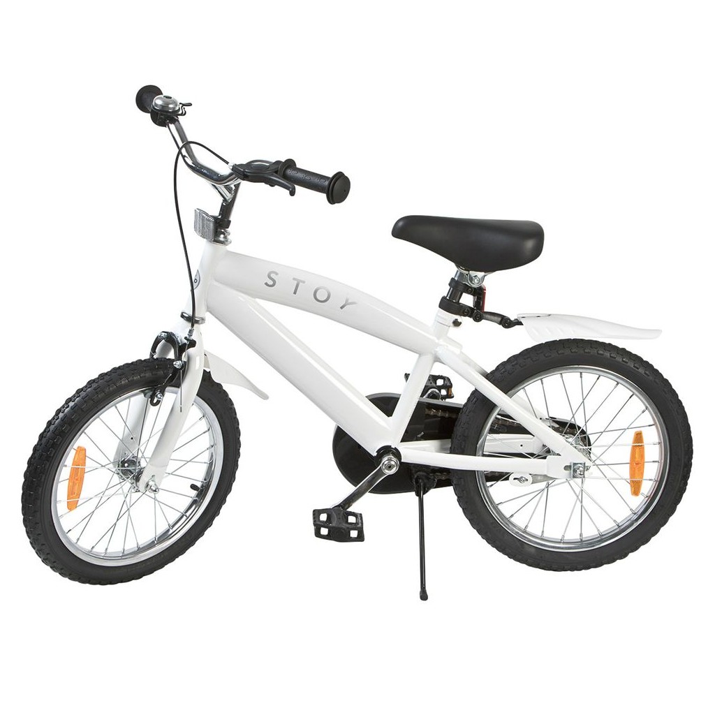 Barncykel STOY Cruiser Vit, 16 tum – Barncyklar – Cykelbarn.se